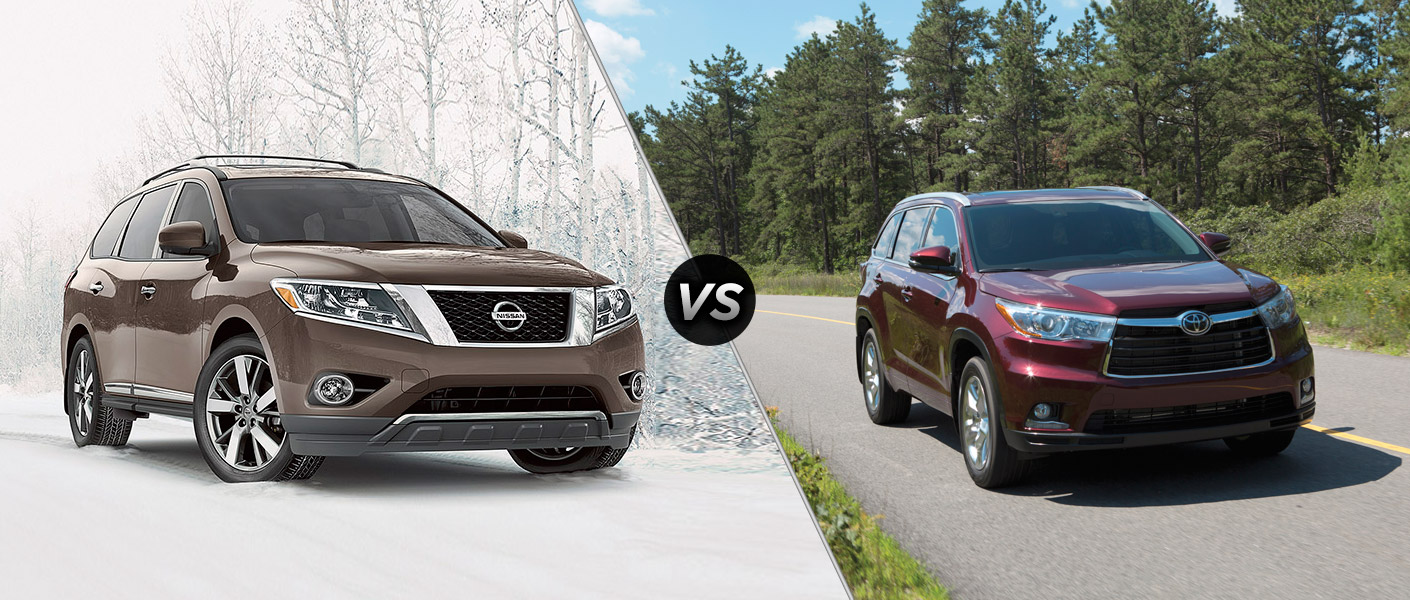 2016 Nissan Pathfinder vs 2016 Toyota Highlander